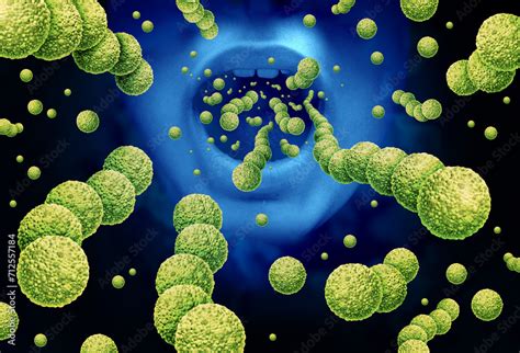 Streptococcus Oral Bacteria And Streptococcal Infections As Gram Positive Bacterial Outbreak As