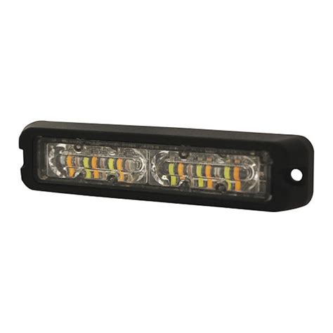 Code 3 Mr6 Led Hood Flush Mount Amber White Mr6mc Aw Zoro