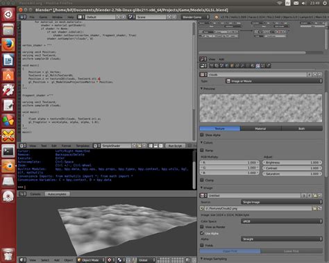 Scripting Shader SetSample Invalid Uniform Value Blender Stack Exchange