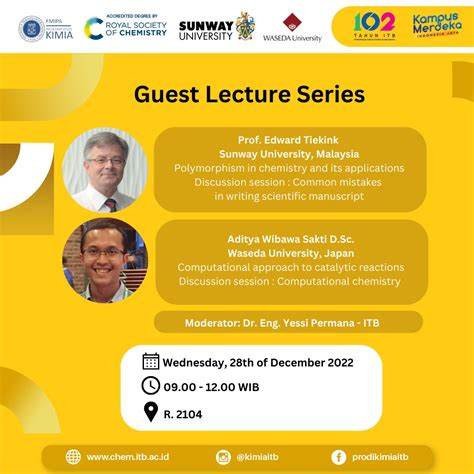 Guest Lecture Polymorphism In Chemistry And Its Applications Program