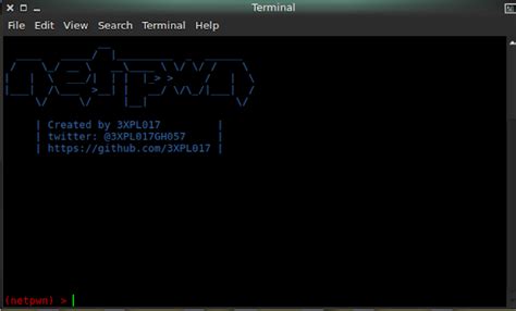 Netpwn A Framework Made To Auto Tasks Pentesting Written In Python 2 7