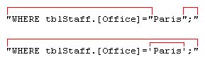 Access Vba How To Write Sql Statements In Vba Heelpbook