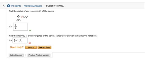 Solved Find The Radius Of Convergence R Of The Series ∞ N