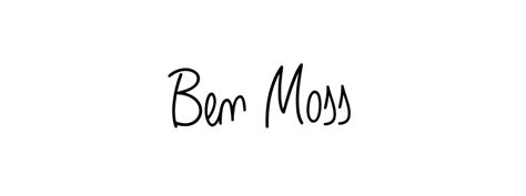 78 Ben Moss Name Signature Style Ideas New Esignature