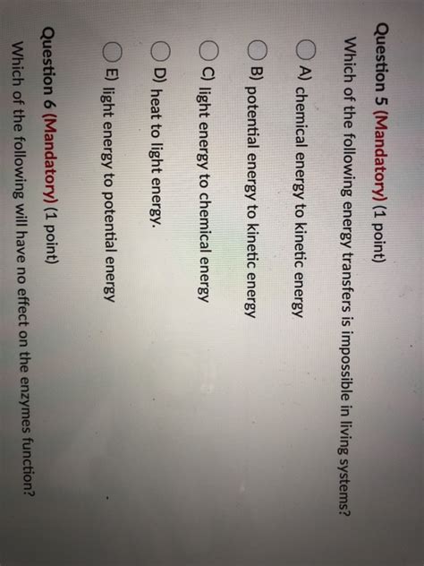 solved question 5 mandatory 1 point which of the