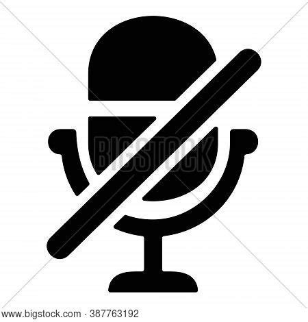 Microphone Banned Vector Photo Free Trial Bigstock