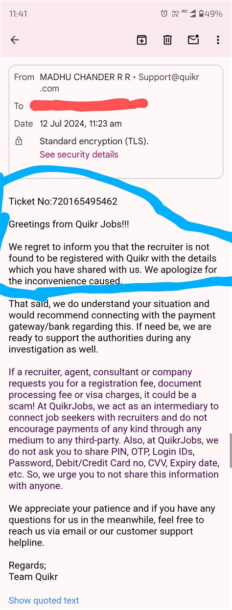 Scam Alert Quikr Recruiter Shahzeb Shahzeb Posted On The Topic Linkedin