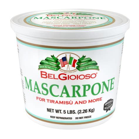 Mascarpone Cheese J Ambrogi Foods
