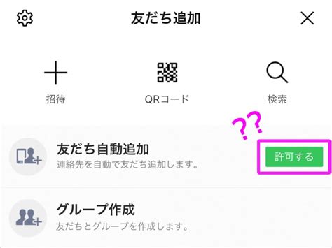 Line友達自動追加許可がされている？対処法と注意点」 ※