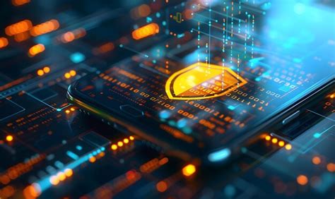 Cybersecurity Shield With Keyhole On Digital Circuit Board Premium Ai