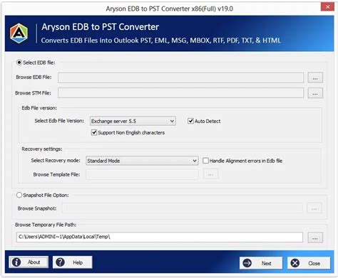 EDB To PST Converter Tool To Convert Exchange EDB Mailbox