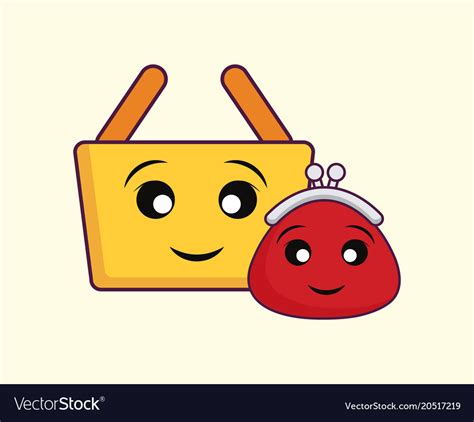 Kawaii Gift Box Royalty Free Vector Image Vectorstock