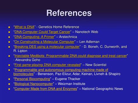 Ppt Dna Computing Computation With The Code Of Life Powerpoint