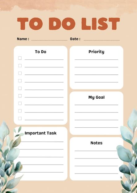 Uma Lista De Tarefas Para Uma Mulher Foto Premium