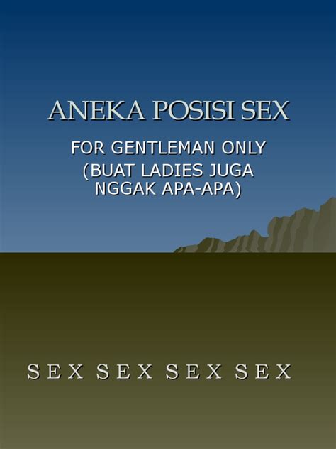 Aneka Posisi Sex Pdf