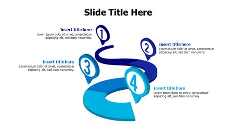 Points Roadmap Inforgraphics Slides