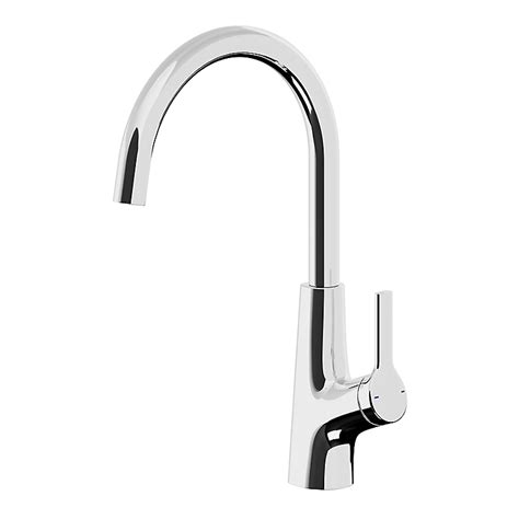 Goodhome Guntur Chrome Plated Kitchen Side Lever Sensor Tap Diy At Bandq