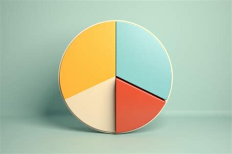 premium ai image minimal style business pie chart ai generated