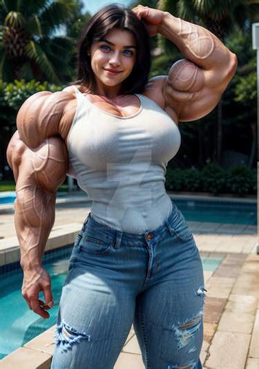 A Lucky Encounter Muscle Girl Nsfw By Willjmalo On Deviantart