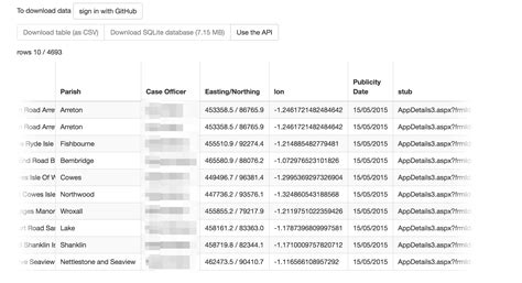 Quick Geo Queries Using Datasette Fact Checking A Conversation About Local Building Works On
