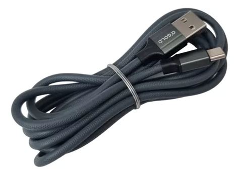 Cabo Usb Tipo C Turbo m Turbo Emborrachado Carga Rápida MercadoLivre