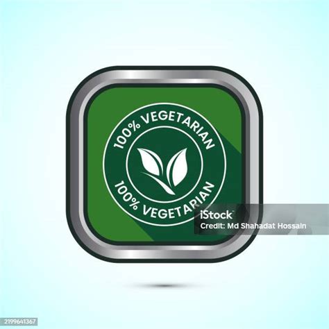 100 채식 아이콘 디자인 일러스트 비건 제품 라벨 배지 녹색 그림자 버튼 디자인 0명에 대한 스톡 벡터 아트 및 기타 이미지 0명 100퍼센트 건강한 생활방식
