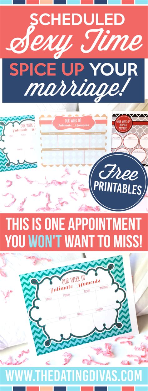 Scheduled Sexy Time Spice Up Your Marriage