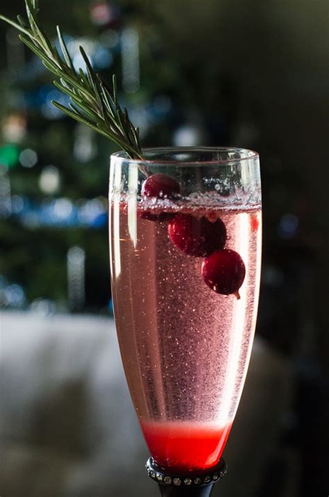 Christmas Champagne Cocktails • The Crumby Kitchen