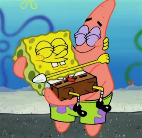 Spongebob And Patrick Hugging