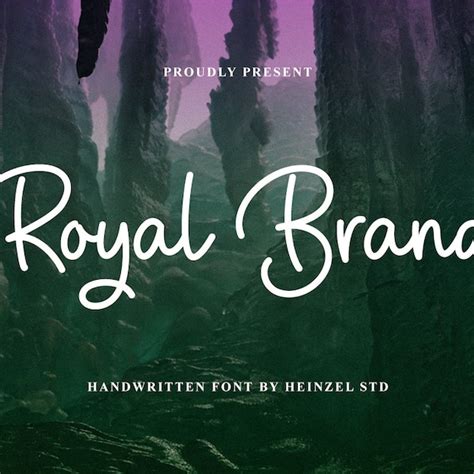 Royal Cursive Font Etsy