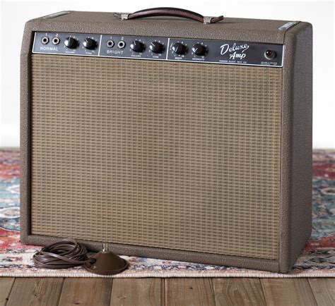 1963 Fender Deluxe Amplifier 6g3 Brownface