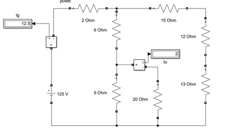 Solved Using Simulink In Mathlab Post Picture Of Circuit 4 Create