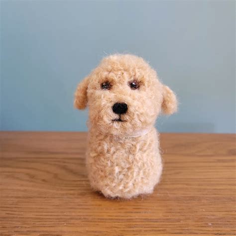 Golden Doodle Dog Felted Animal Cockapoo Havapoo Cavapoo Etsy