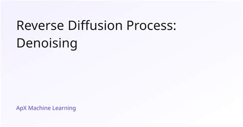 Reverse Diffusion Process Denoising