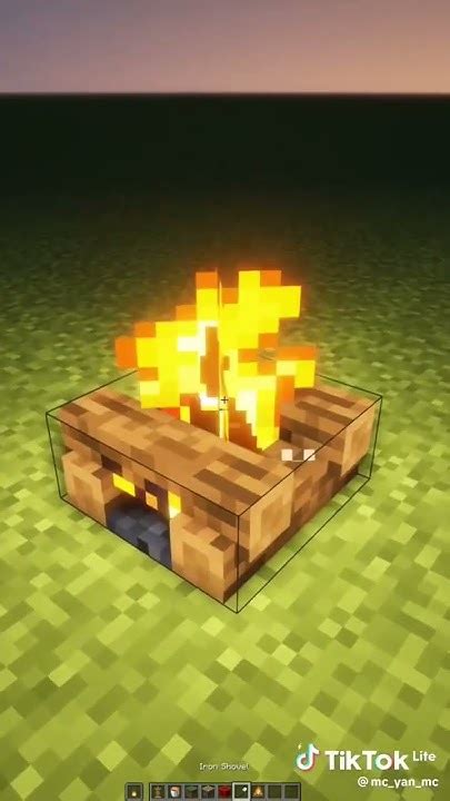 КАК ЗДЕЛАТЬ КРАСИВЫЙ МИЛЫЙ КОСТЕР В МАЙНКРАФТ Youtube