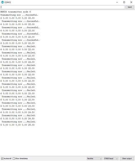 Problems Using 6 Rf24 Transmit Nodes 1 Receiver With Arduino Nano And Sensors Networking