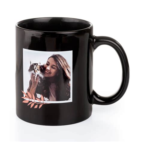 Schwarze Tasse Mit Foto Bedrucken Lassen Wanapix