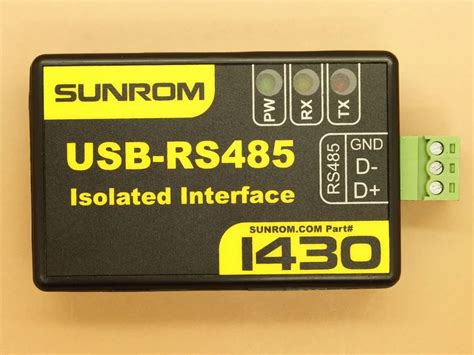 5gbps Rs 232 Sunrom Usb Rs485 Isolated Interface 45 Degree C