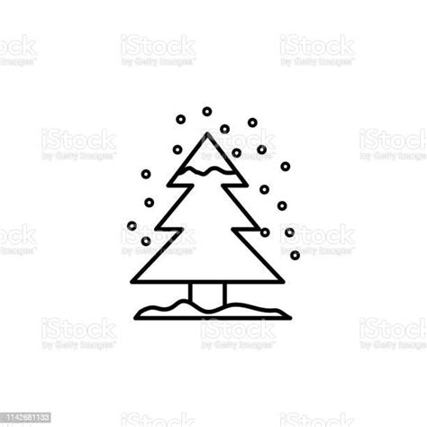 스프루 스 및 눈 아이콘입니다 기호와 기호는 웹 로고 모바일 앱 Ui Ux에 사용할 수 있습니다 12월에 대한 스톡 벡터 아트 및 기타 이미지 Istock