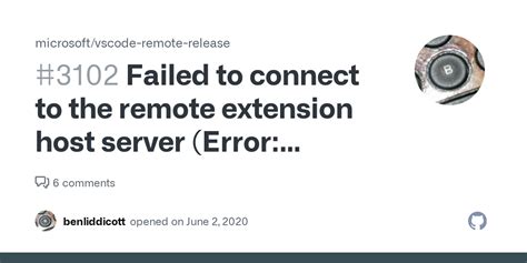 Failed To Connect To The Remote Extension Host Server Error Handshake
