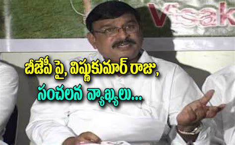 బీజేపీ పై విష్ణుకుమార్ రాజు సంచలన వ్యాఖ్యలు