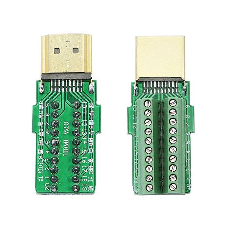 Buy Sinloon 2 Pack Hdmi Solderless Adapter Gold Plated Hdmi Extension Cable Connector Signals