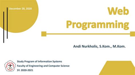 Web Programming 12 Authentication And Authorization Ppt