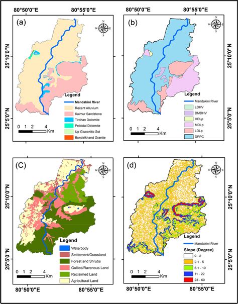 A Geological Map Of The Study Area B Geomorphological Map Of The Study Download Scientific