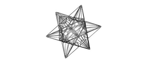 Wireframe Shape Great Icosahedron 3d Printing Model Threeding