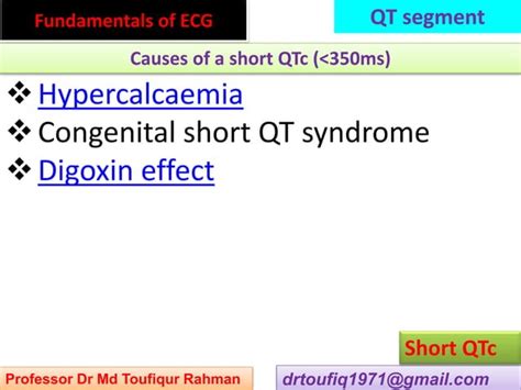 Approach To A Patient With Qtc Interval Abnormality In Ecg Ppsx