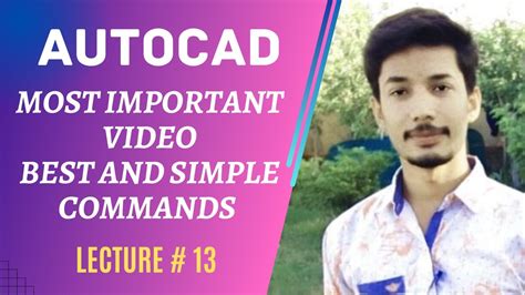 AutoCAD Most Important Video Best And Simple Commands AutoCAD