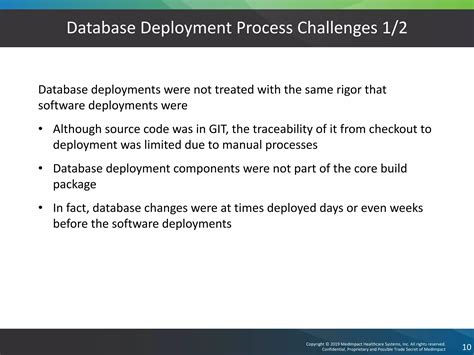 Medimpacts Journey To Database Deployment Automation Pdf Databases
