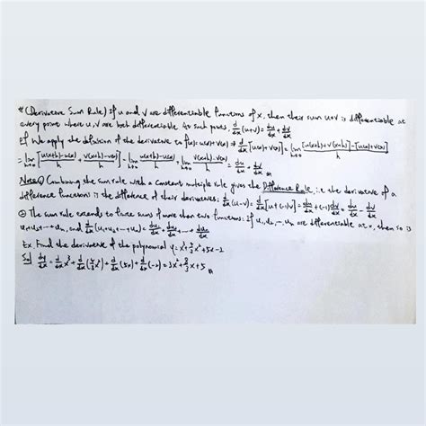 33 Derivative Sum Rule My Wiki Fandom