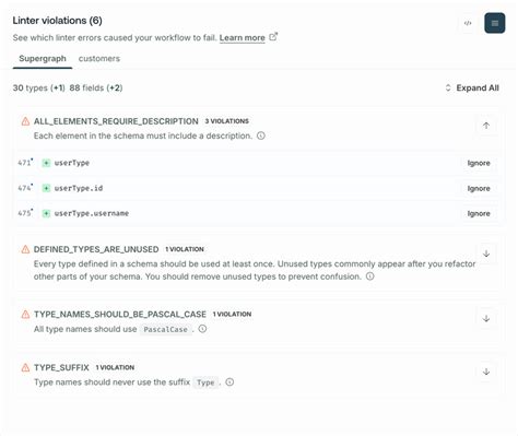 Schema Linting Apollo Graphql Docs